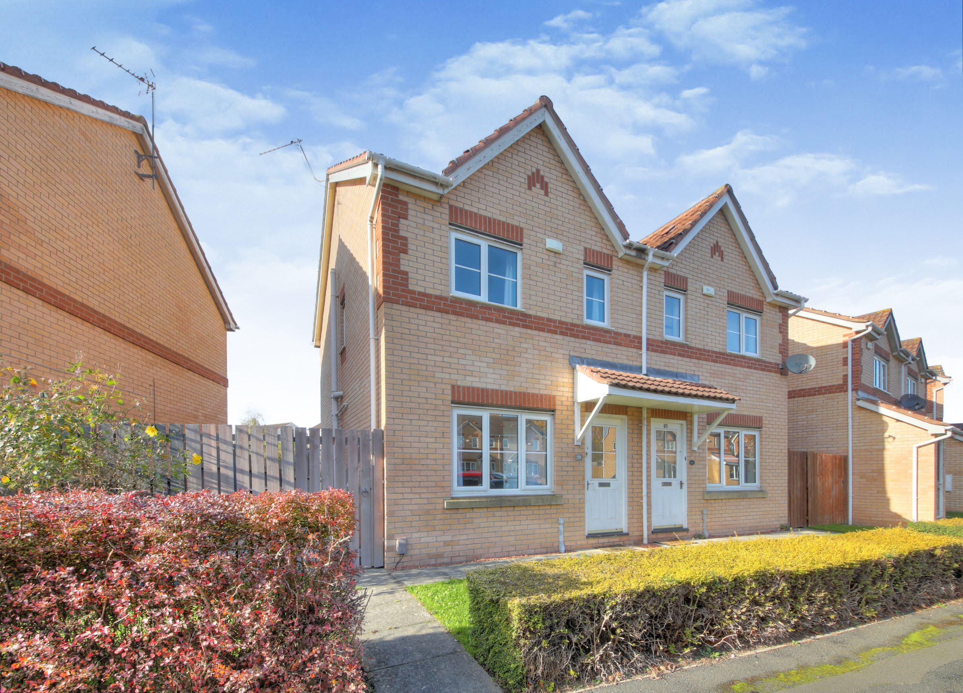 2 bedroom semi-detached house for sale in Angus Crescent, North Shields ...